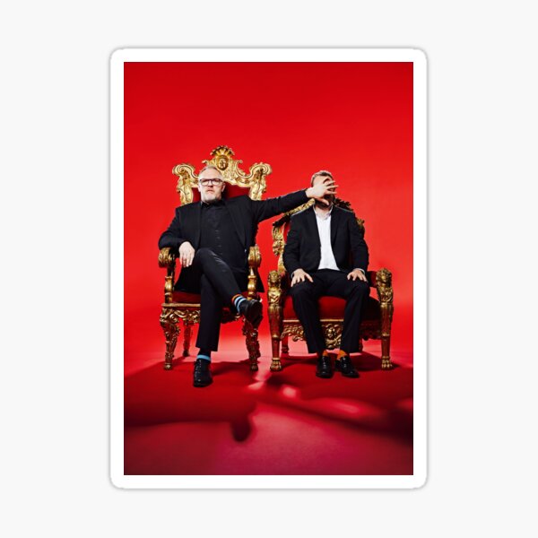 "Taskmaster and his beloved assistant" Sticker by WhiskeySparkle ...