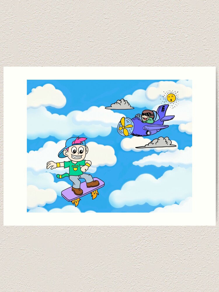 "Stop Standing Up When The Plane Lands - Funny Cartoon of Futuristic ...