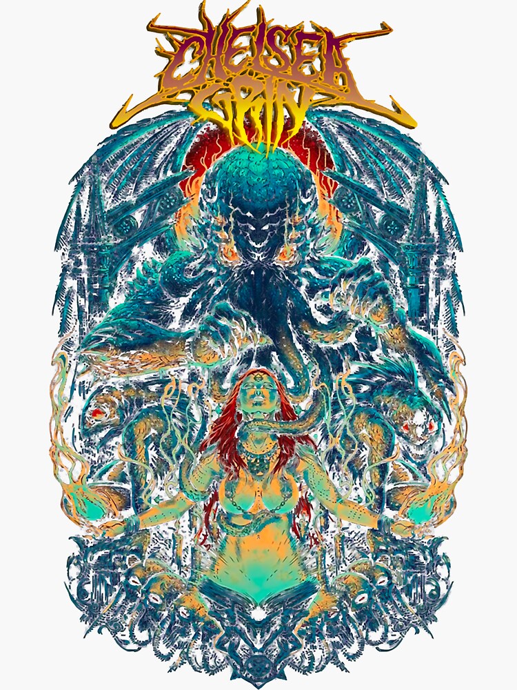 "Chelsea Grin" Sticker for Sale by viaear | Redbubble