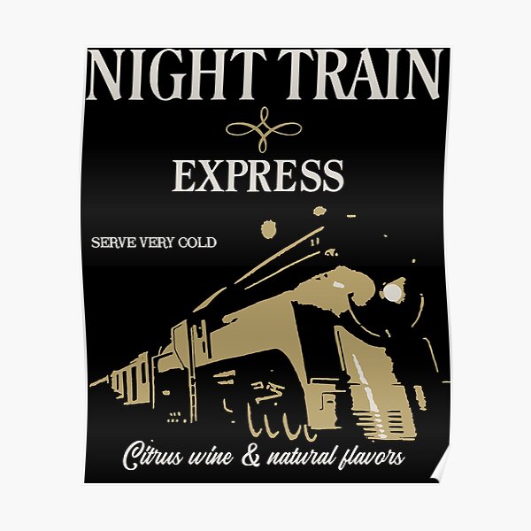 "Night Train Express Classic" Poster for Sale by Kevioussard | Redbubble