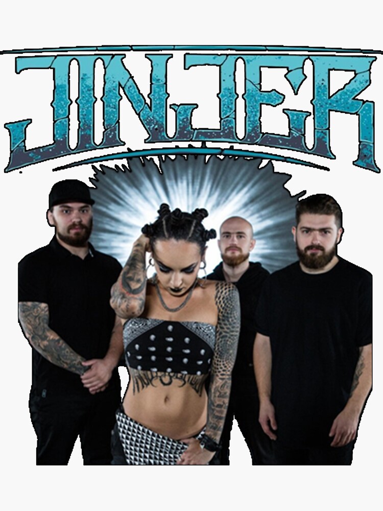 "Headbanger Jinjer" Sticker by UplomGumkila | Redbubble