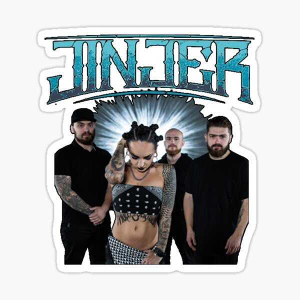"Headbanger Jinjer" Sticker by UplomGumkila | Redbubble