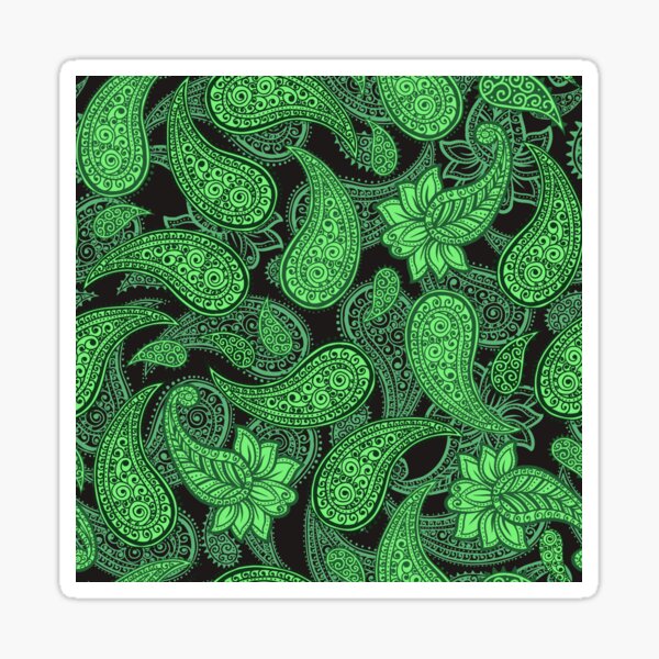 "Classic Paisley Pattern" Sticker by aldacurtis | Redbubble