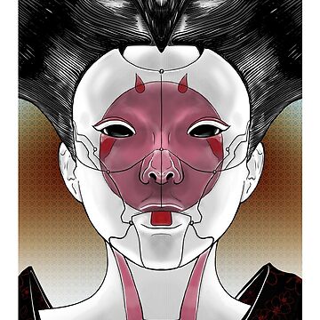 "Ghost In The Shell Robot Geisha V1" Poster for Sale by heavyvoodoo ...