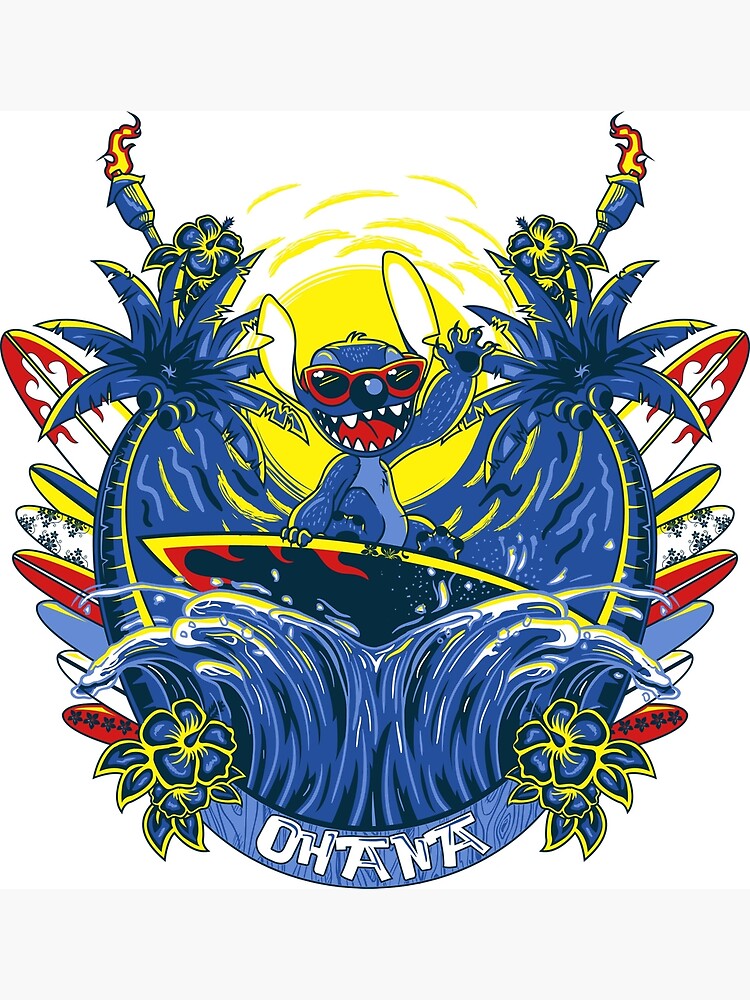 "Ohana" Poster for Sale by MitchLudwig | Redbubble