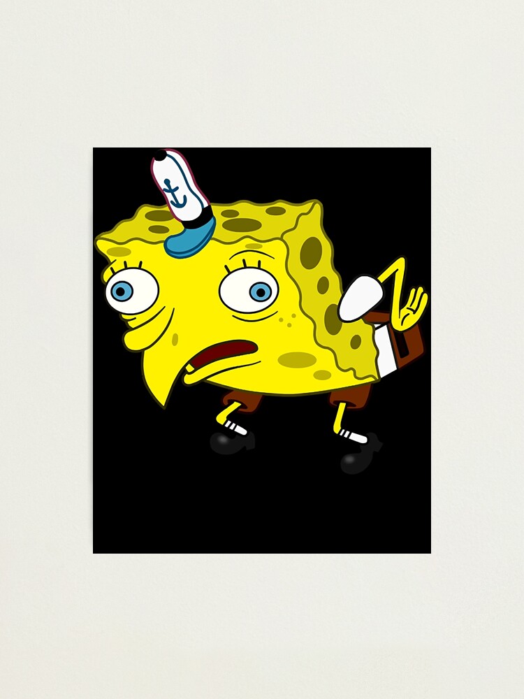 Lámina fotográfica «Meme de Bob Esponja burlándose» de mixjarris ...