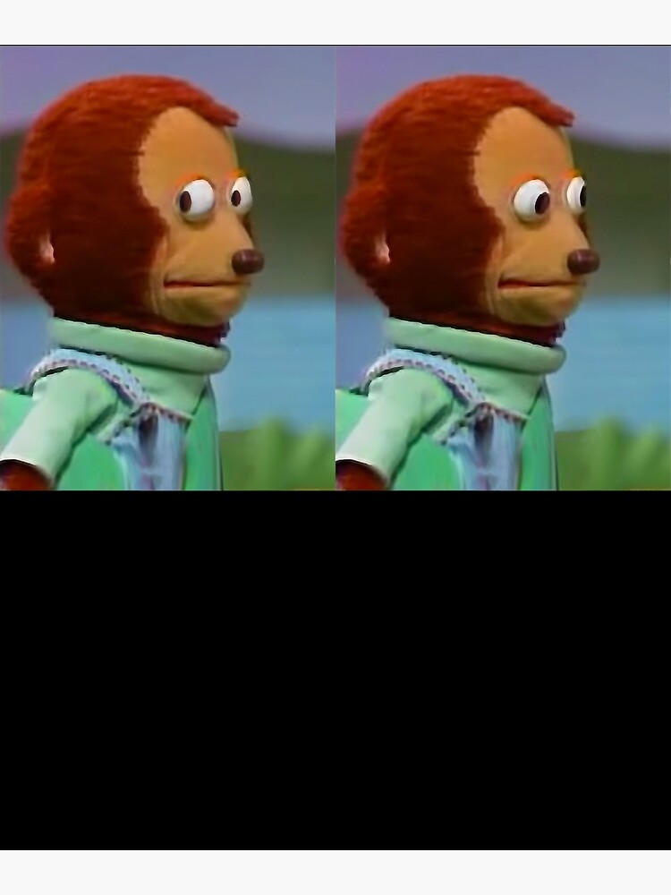 "Monkey Stare Meme" Poster for Sale by mixjarris | Redbubble