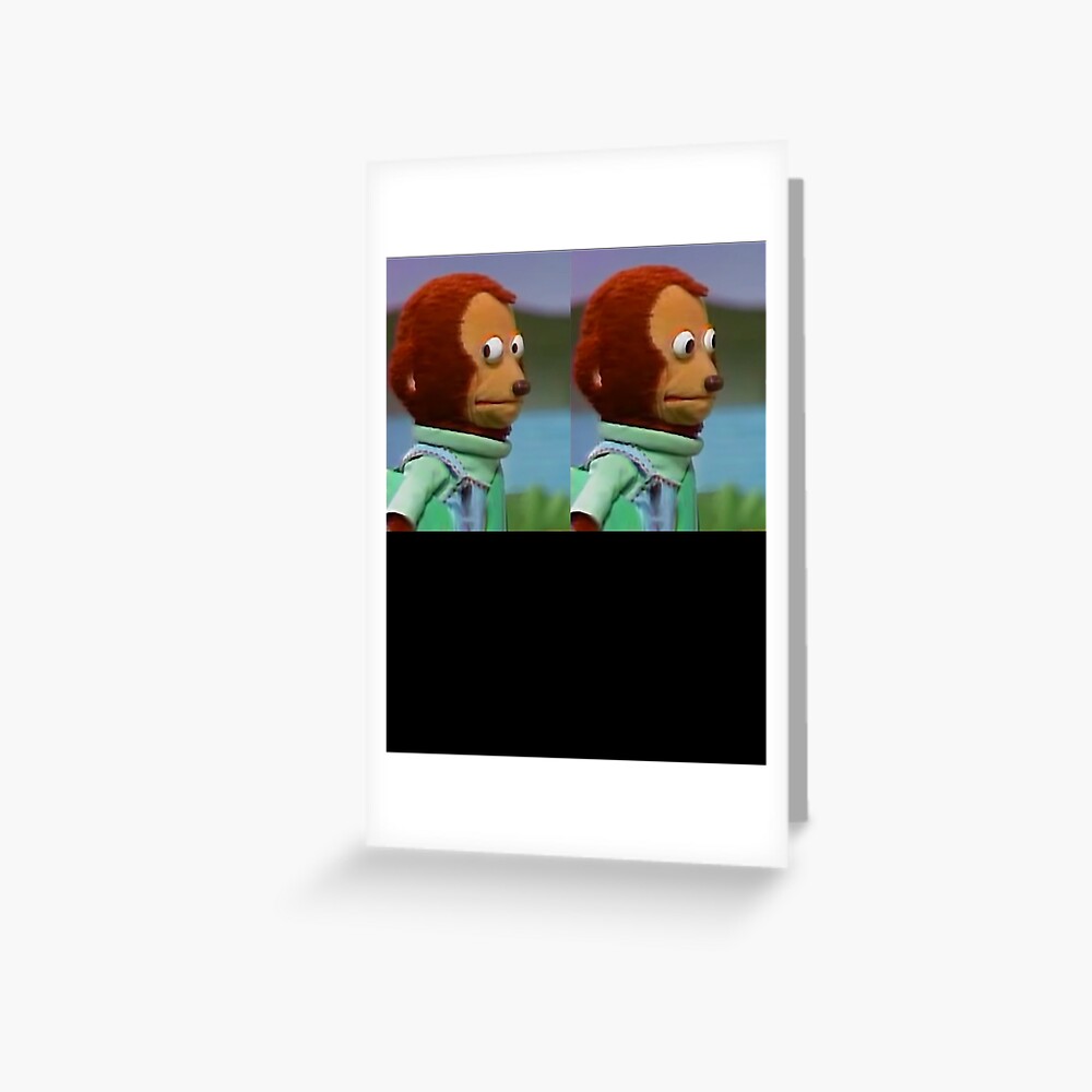 "Monkey Stare Meme" Sticker for Sale by mixjarris | Redbubble