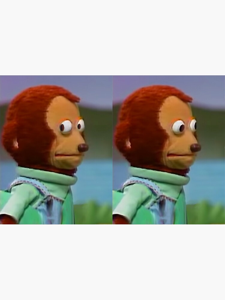 "Monkey Stare Meme" Sticker for Sale by mixjarris | Redbubble