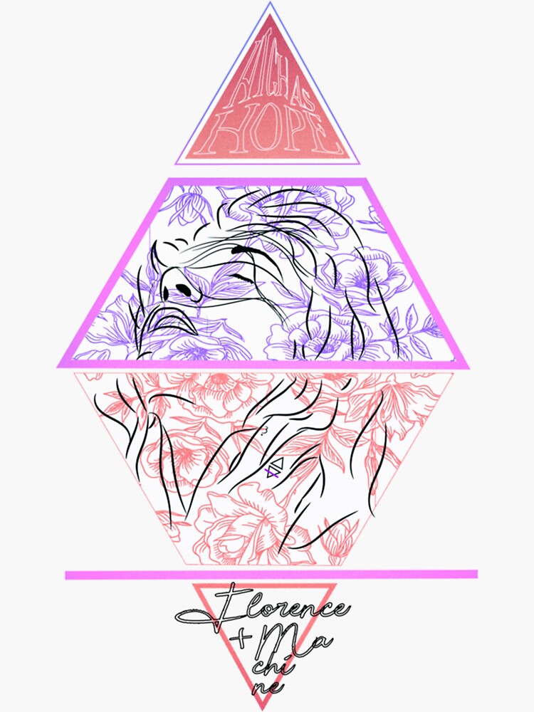 "Florence and the machine " Sticker by TimChumley | Redbubble