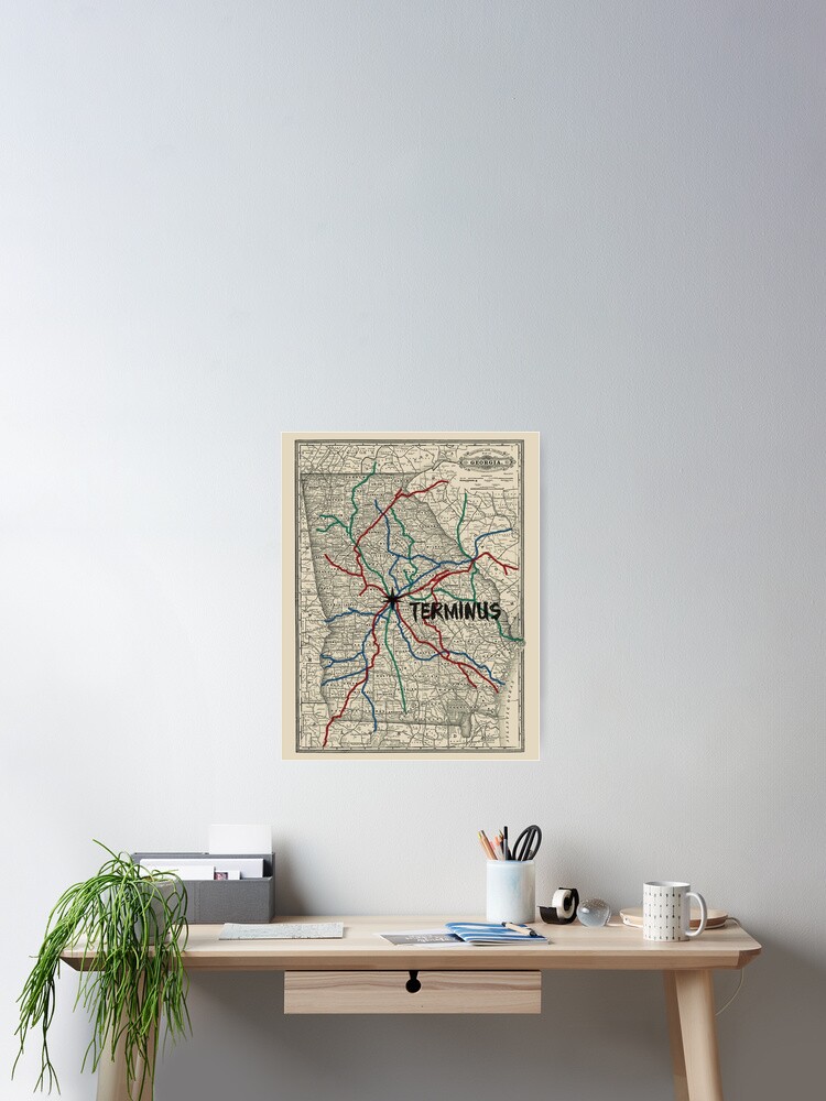 "Terminus Map" Poster for Sale by ZekeTucker | Redbubble