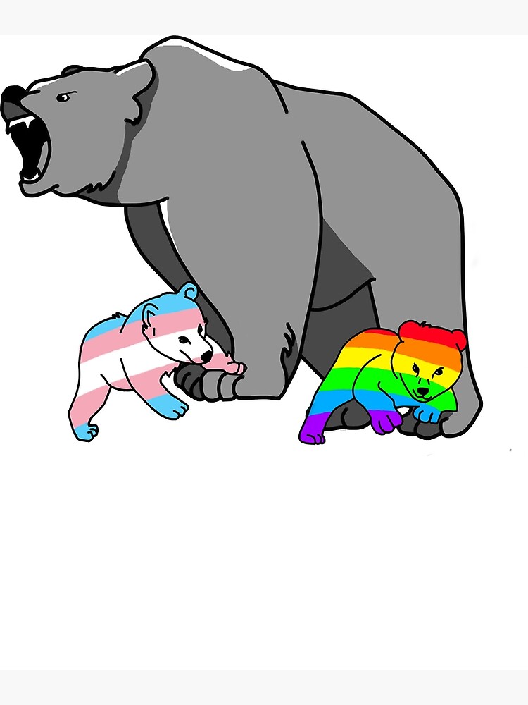 Póster «Mamá Papá Oso Orgullo LGBT» de KieuPhan01 | Redbubble
