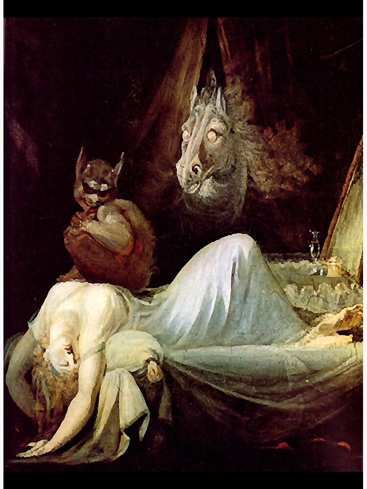 "The Nightmare by Henry Fuseli " Poster for Sale by ZacharyCar6829 ...
