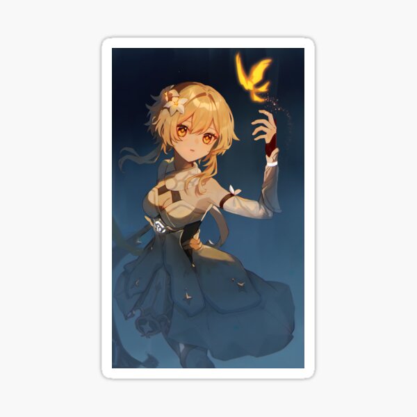 "Cute Lumine Genshin Impact" Sticker by saranghandago | Redbubble