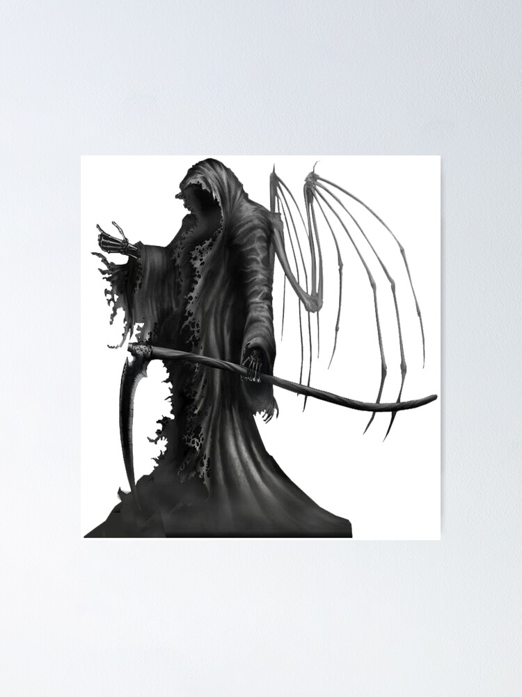 "GRIM REAPER " Poster for Sale by UpZip | Redbubble