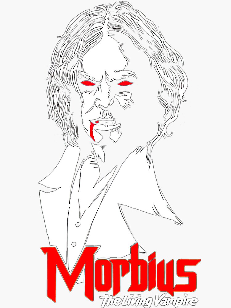 "MORBIUS" Sticker by Morbiusshop | Redbubble