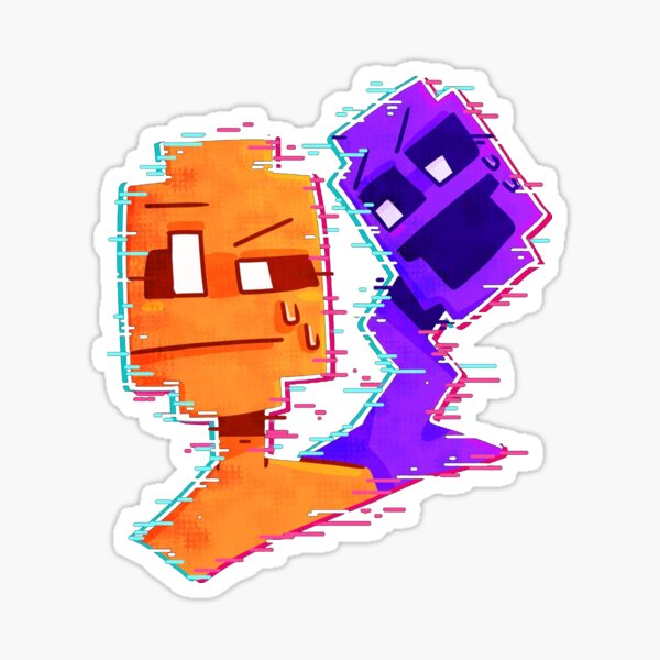 "Dave dsaf purple guy" Sticker for Sale by Bebyl | Redbubble