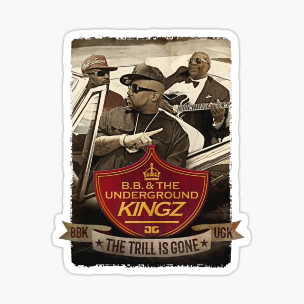 "UGK - UNDERGROUND KINGZ" Sticker by AdrienneCrooks | Redbubble