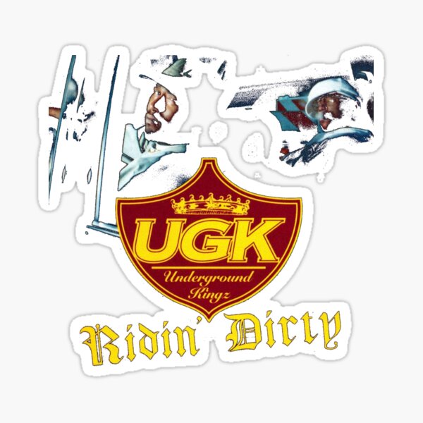"UGK - UNDERGROUND KINGZ" Sticker by AdrienneCrooks | Redbubble