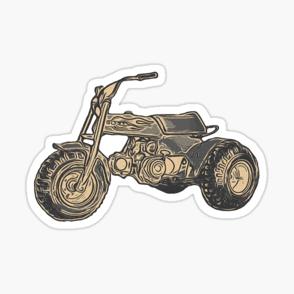 "1973 atc70 k0" Sticker for Sale by Lauren Albright | Redbubble