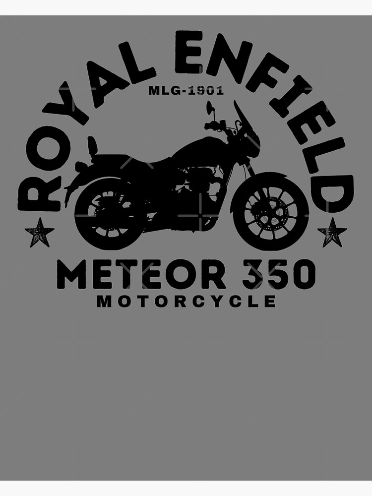 "Custom Graphic Designer of Royal enfield Meteor 350" Poster for Sale ...