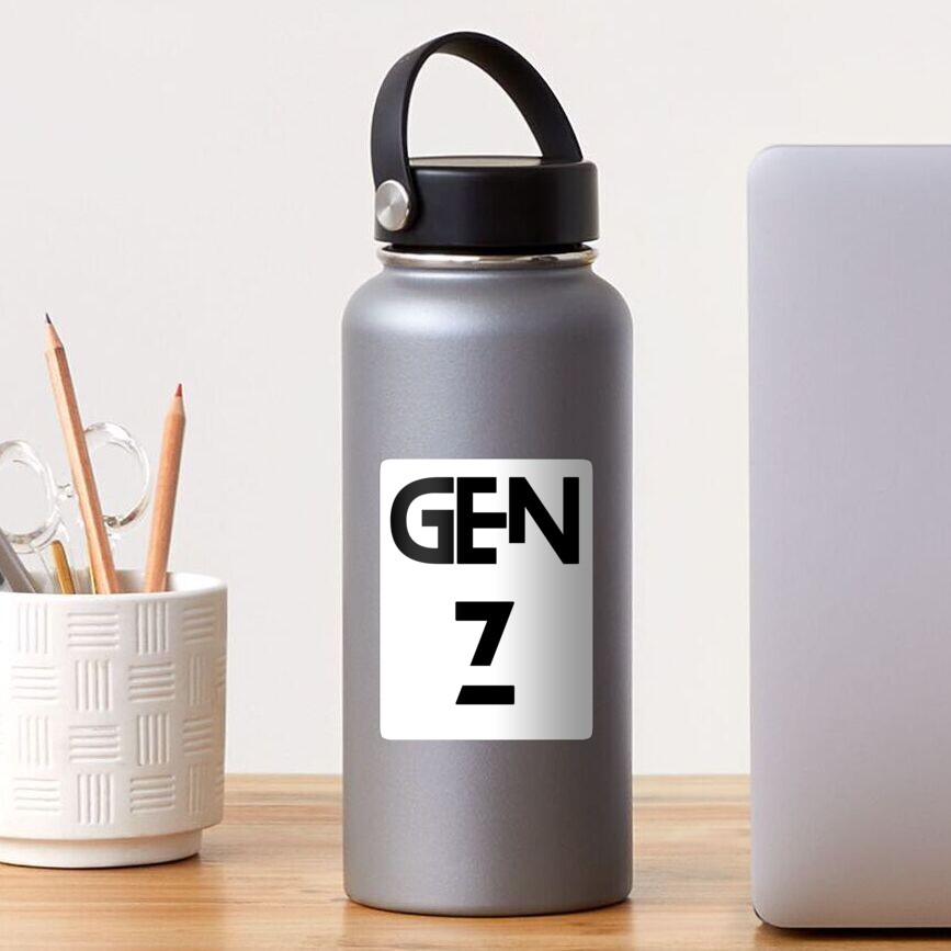 "GEN Z " Sticker by KVAdesign | Redbubble
