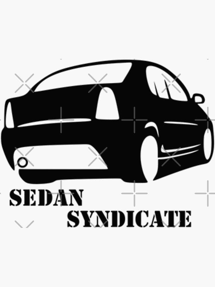"SEDAN MAFIA" Sticker by Racingdecals | Redbubble