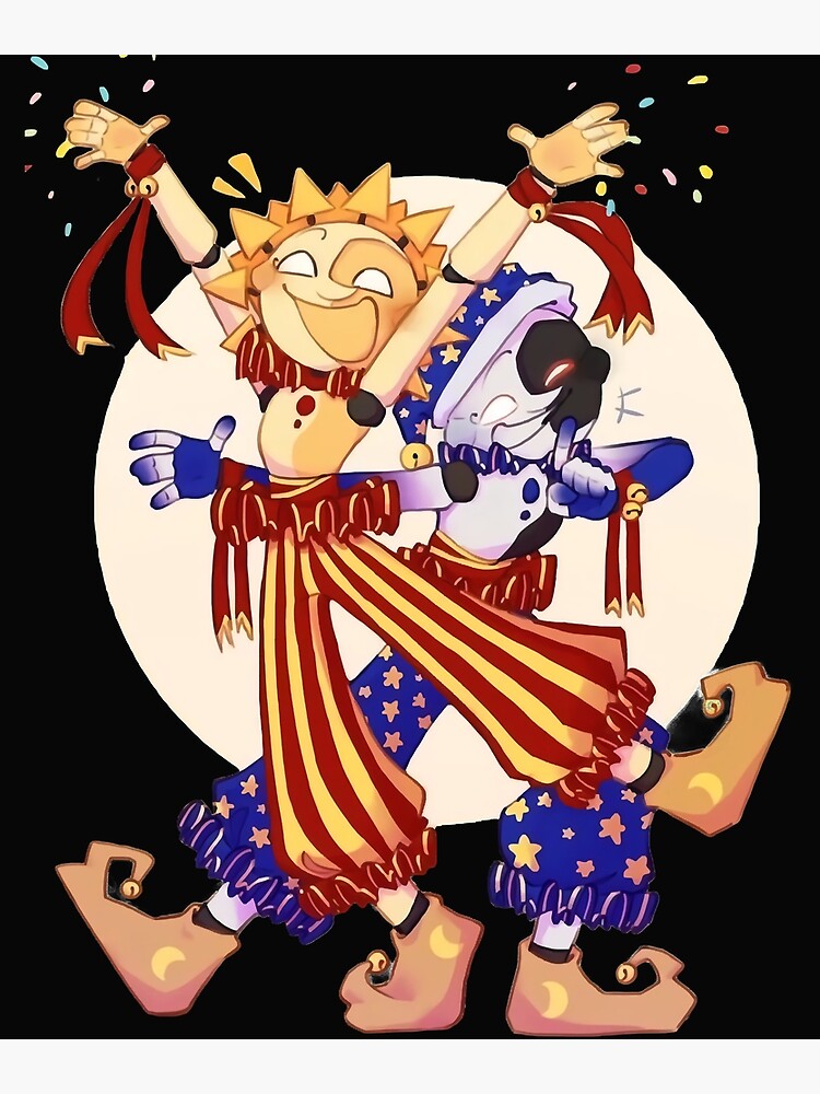 Póster «sundrop Y Moondrop Fnaf Security Breach Classic De Anandeddy