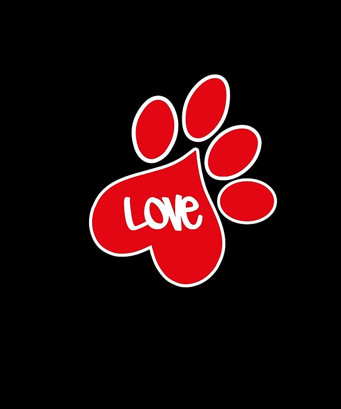 "Paw Love" by lifeizpawesome | Redbubble