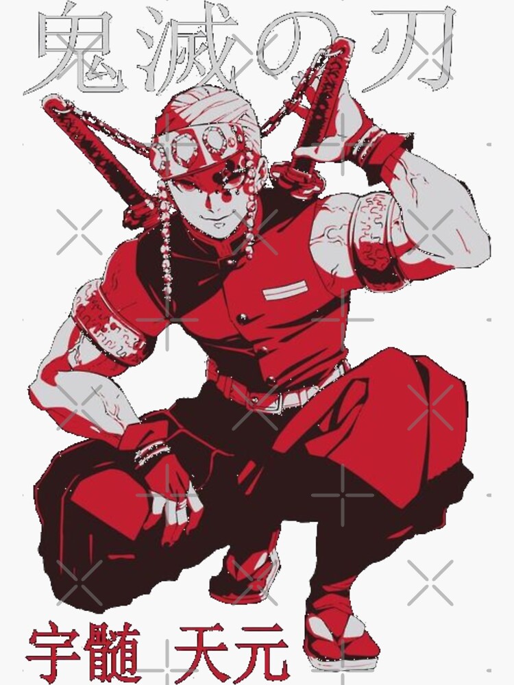 "Uzui Tengen" Sticker by Otaku-uwu | Redbubble