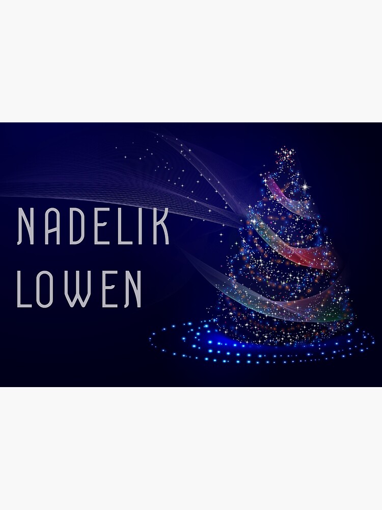"Nadelik Lowen Happy Christmas in Cornish language of Cornwall" Sticker ...