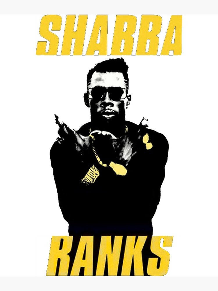 "Shabba ranks 90s vintage gifts" Poster for Sale by CrytalLittle999 ...