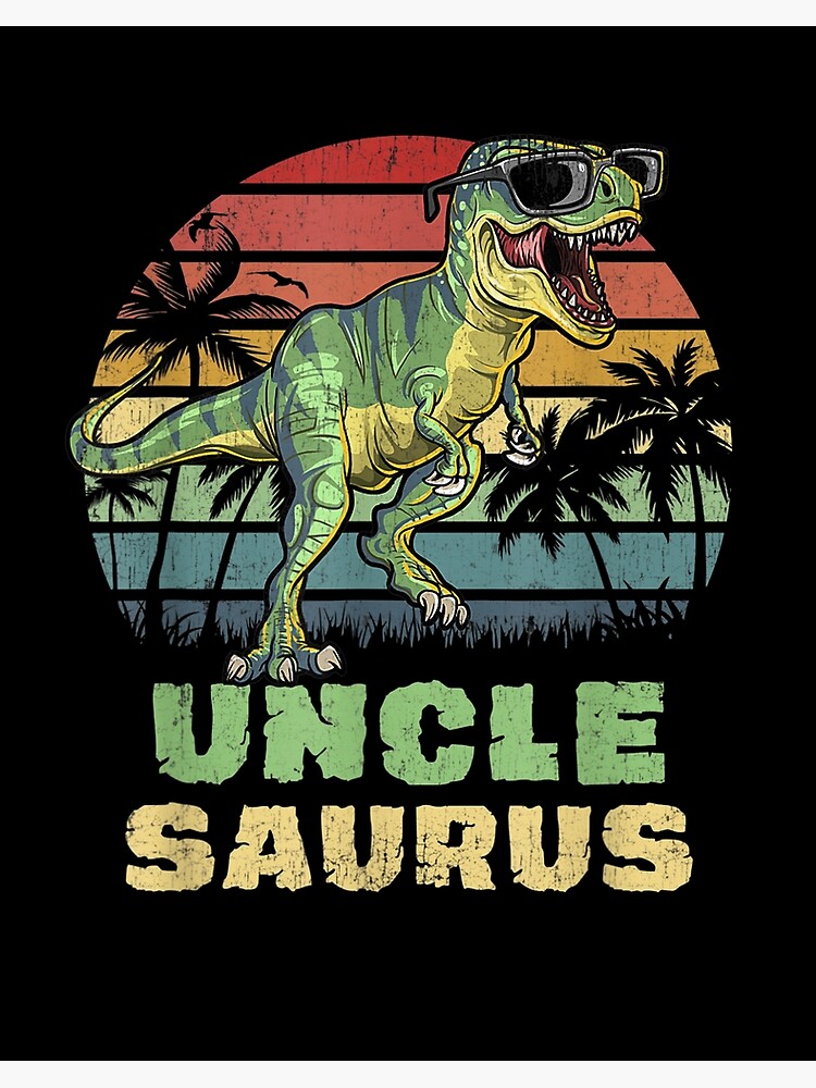 "Unclesaurus T Rex Dinosaur Uncle Saurus Family Matching, For Man For ...