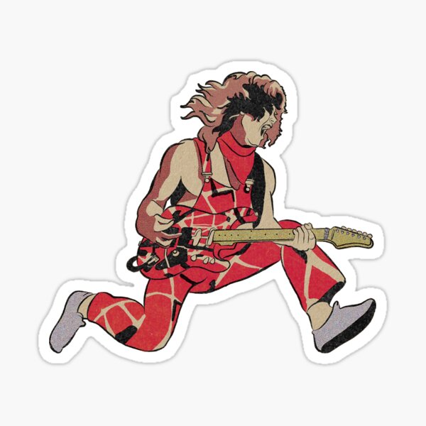 "Van Halen" Sticker for Sale by goodxbadx | Redbubble