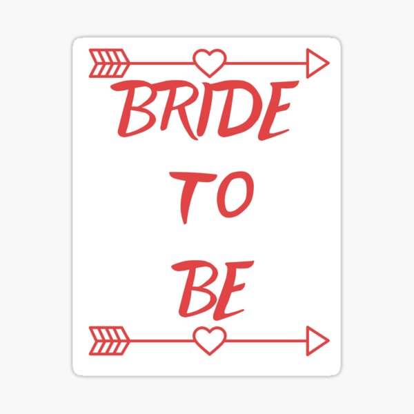 "bride" Sticker by KVAdesign | Redbubble
