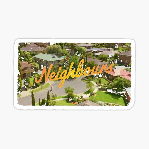 "Neighbours Logo" Sticker for Sale by CarenConfer | Redbubble