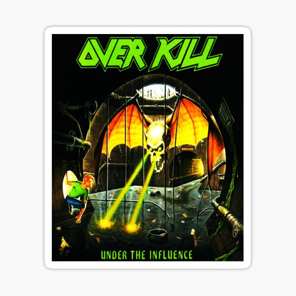 "Overkill band metal popular Genres Thrash metal" Sticker by ...