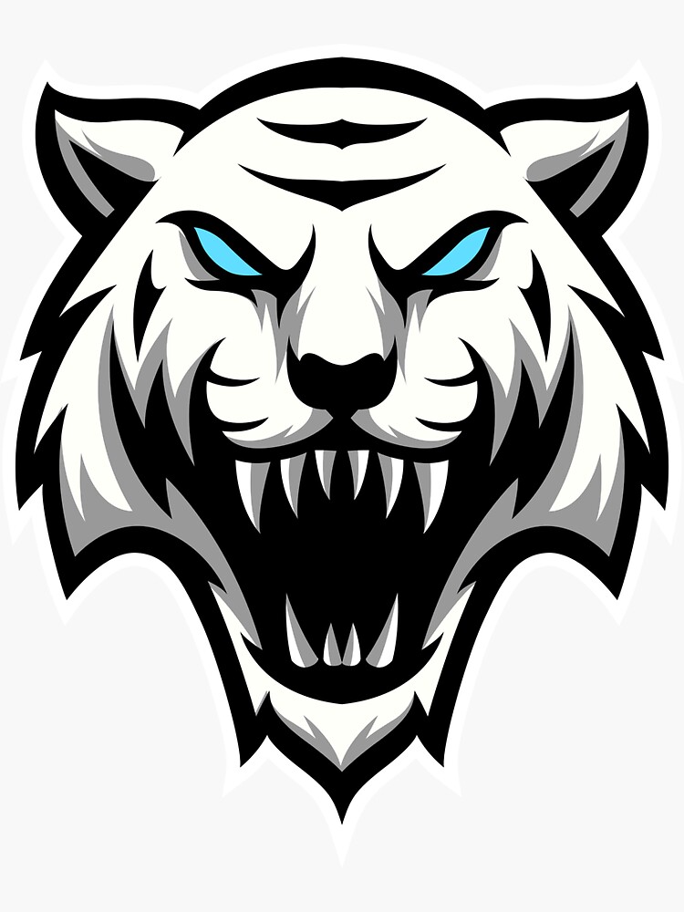 " Scary Sharp Teeth" Sticker by NestaReign | Redbubble