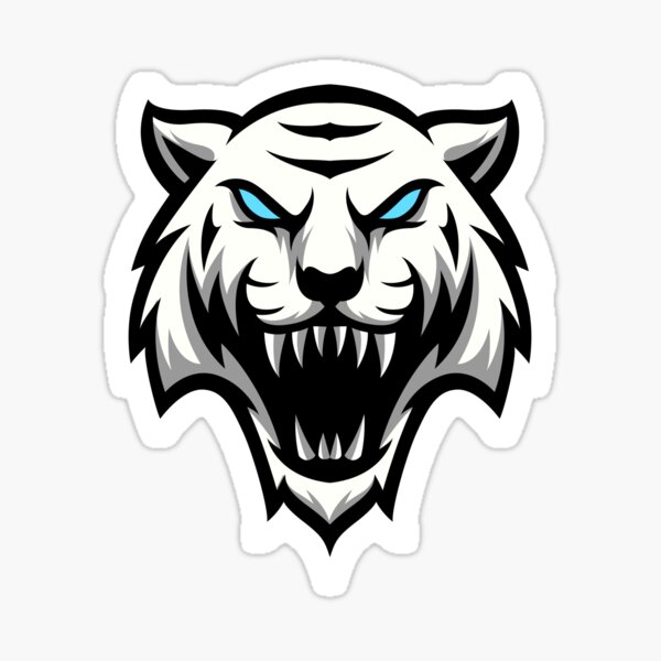 " Scary Sharp Teeth" Sticker by NestaReign | Redbubble