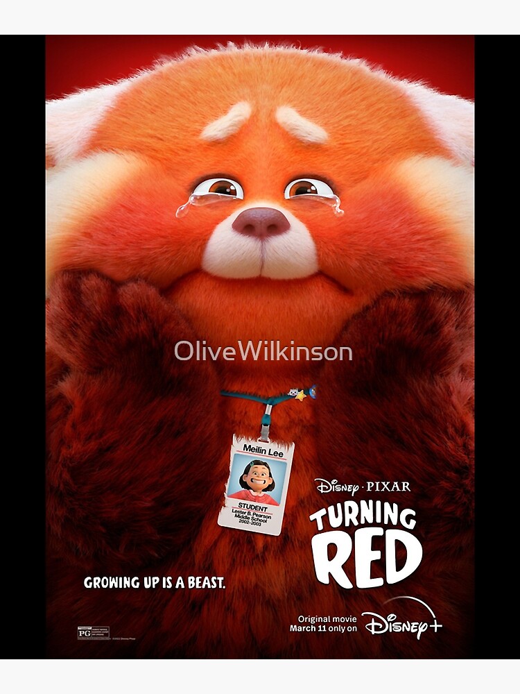 "Panda Mei Sad" Poster for Sale by OliveWilkinson | Redbubble