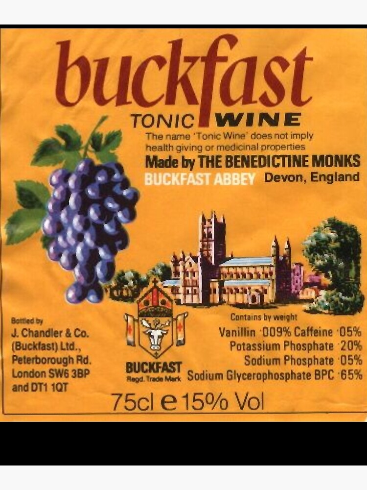 "Buckfast Tonic For Fans" Poster by OceKrajcik | Redbubble