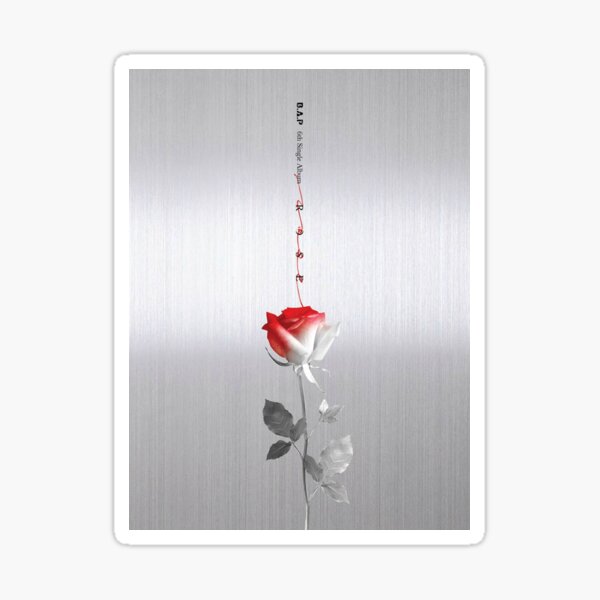 "Bap Rose Album Silver" Sticker for Sale by haleighrenee | Redbubble