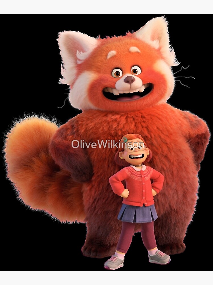"Turning Red - Mei Lee As Panda" Poster for Sale by OliveWilkinson ...