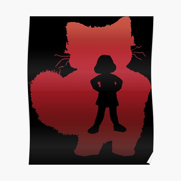 "Turning Red Silhouette Design" Poster for Sale by OliveWilkinson ...