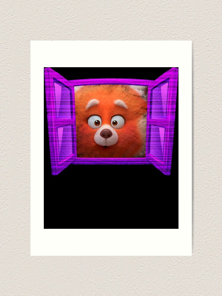 "Turning Red Art Turning Red Help Me!" Art Print by OliveWilkinson ...