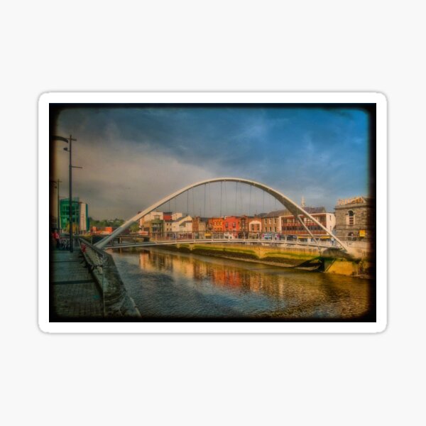 "Drogheda pedestrian bridge" Sticker for Sale by Zokakelt | Redbubble