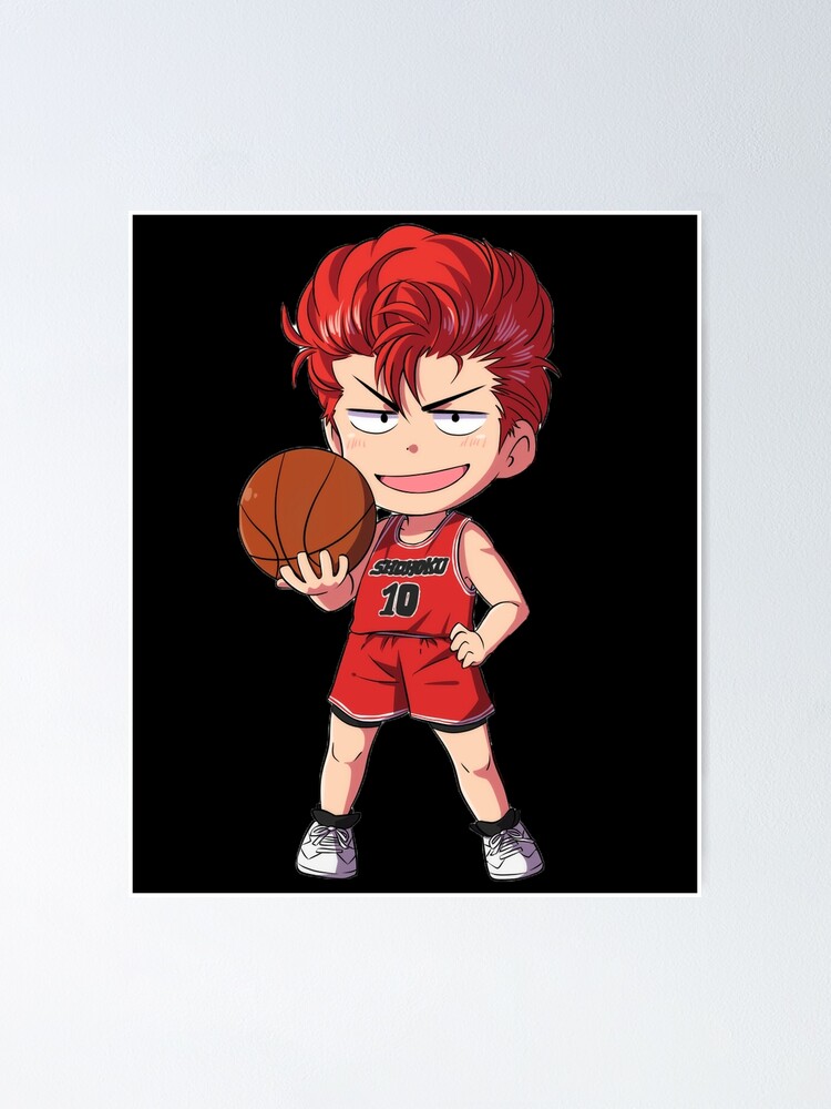 "Slam Dunk Chibi Hanamichi Sakuragi" Poster for Sale by Desiignn ...