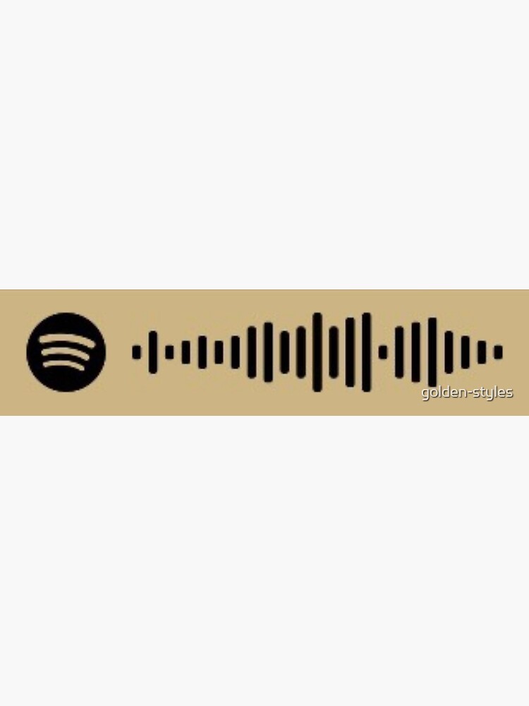 "Harry Styles As It Was Spotify Code" Sticker by golden-styles | Redbubble