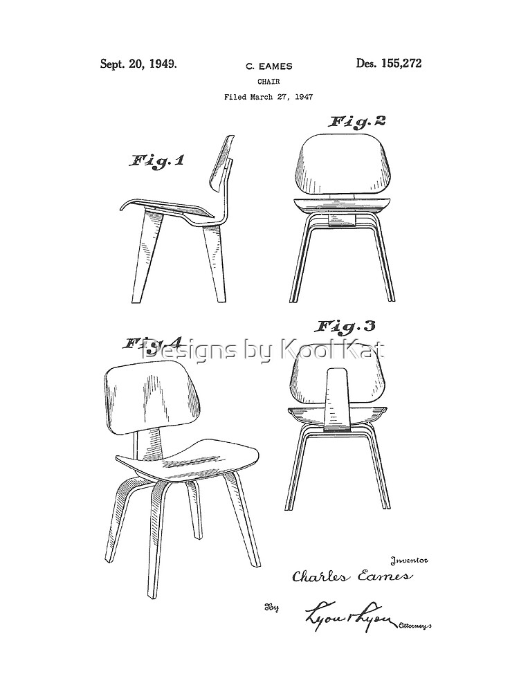 Eames chair drawing store