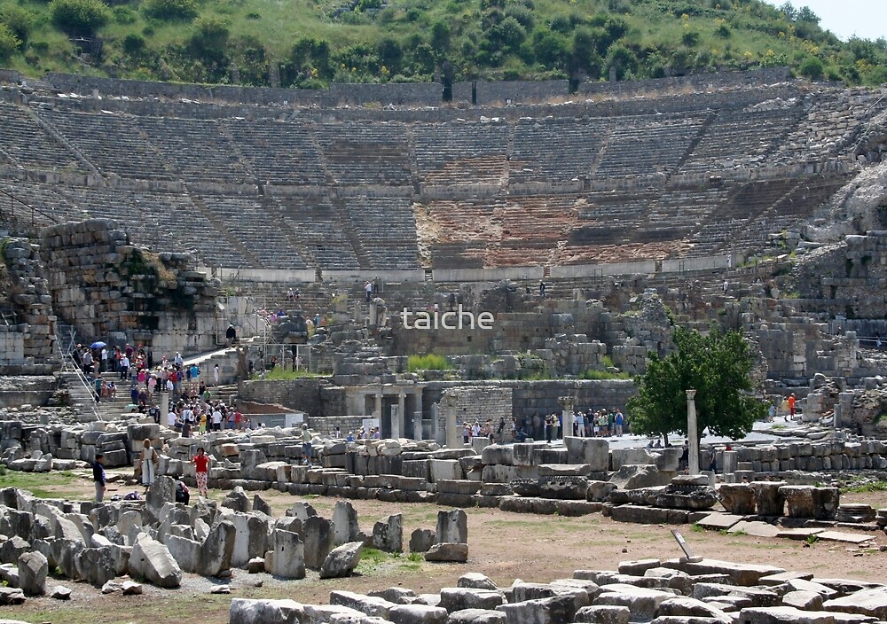 "The Odeion of Ancient Ephesus, Ephesus Turkiye" by taiche | Redbubble